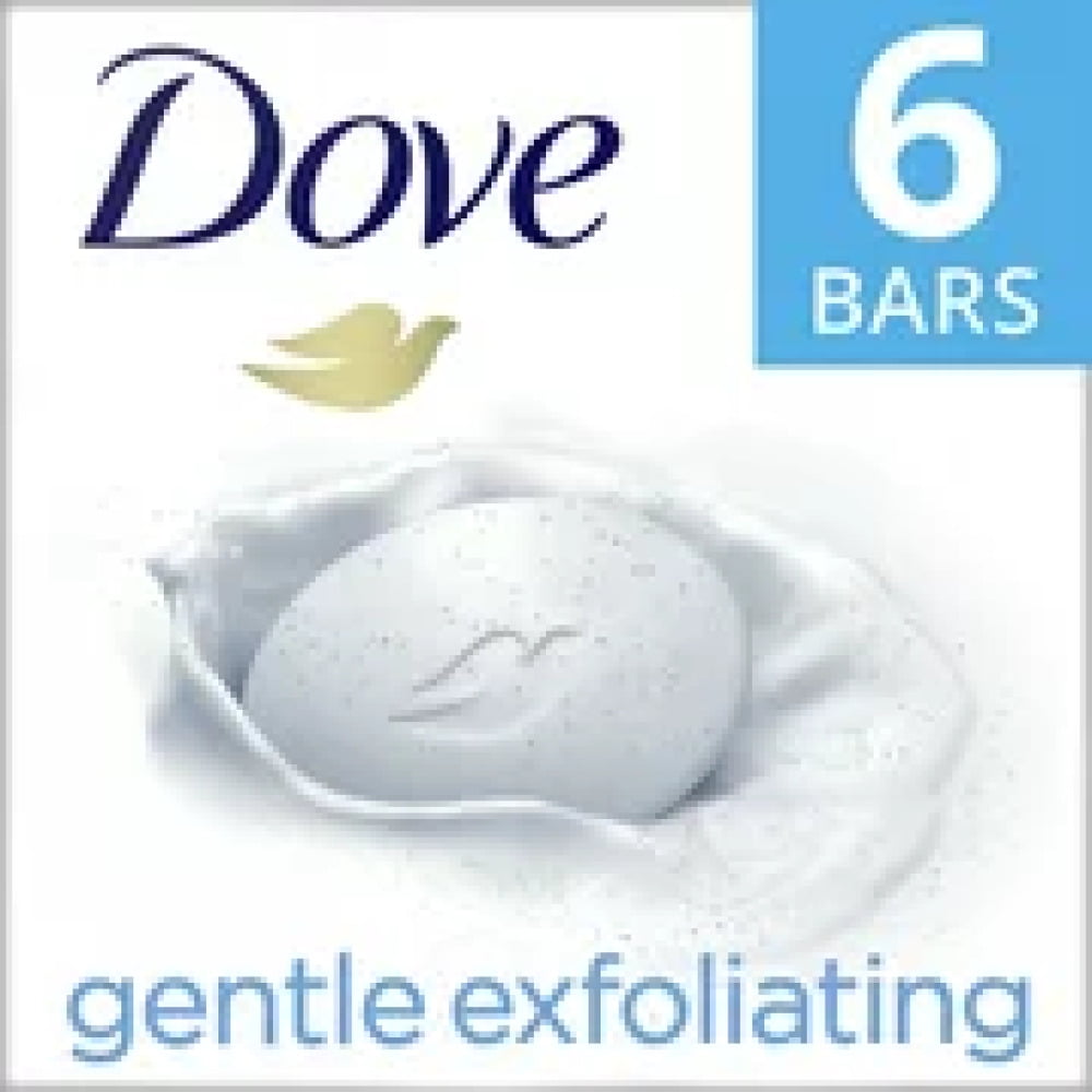 Dove Gentle Exfoliating Moisturizer Cream Bars, Fragrance Free, 3.75 oz ...