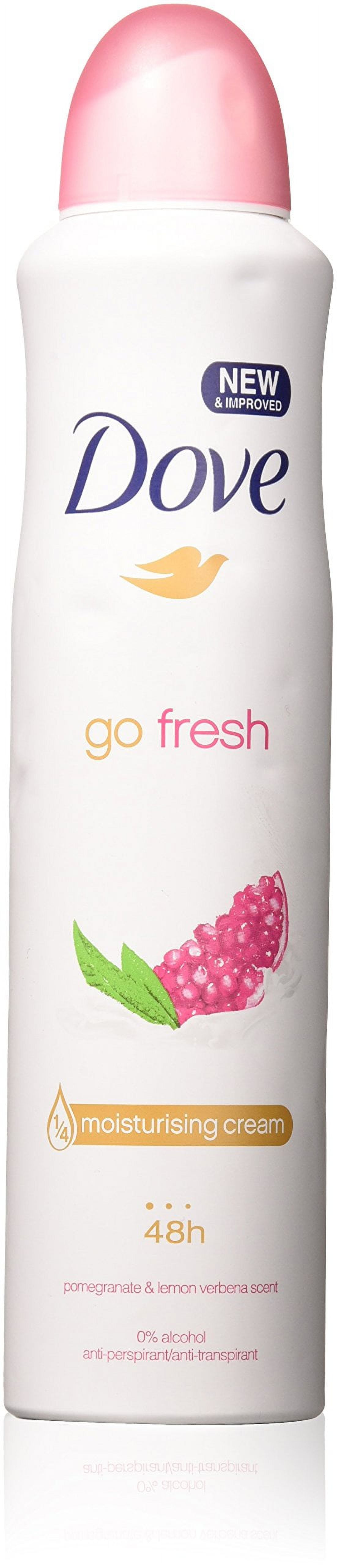 Dove Go Fresh Antiperspirant Deodorant Spray, Pomegranate & Lemon ...