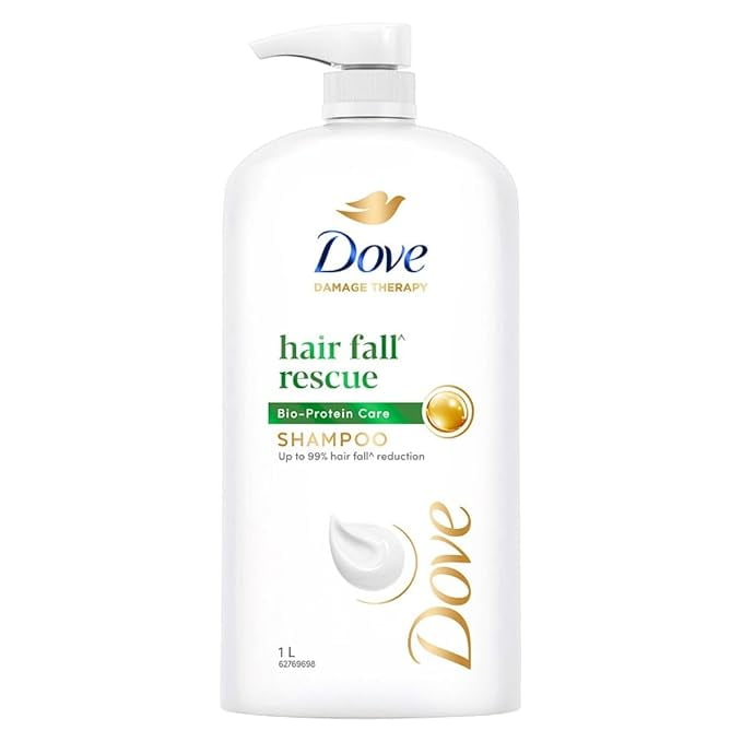 Dove Hair Fall Rescue Shampoo For Weak Hair, 1 Ltr & Dove Cream Beauty ...