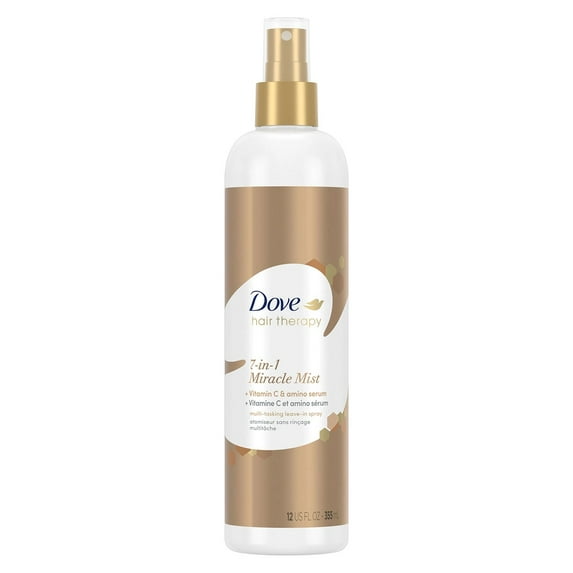 Dove Hair Therapy 7-in-1 Miracle Mist, 12 oz, Leave-In Spray, Detangler, Frizz Control - Walmart.com