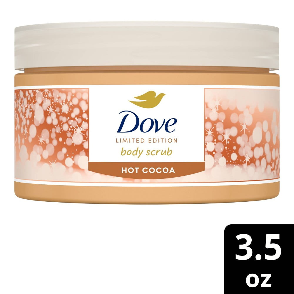 Dove Hot Cocoa Body Scrub 3.5 oz Exfoliating Moisturizing Scrub with ...