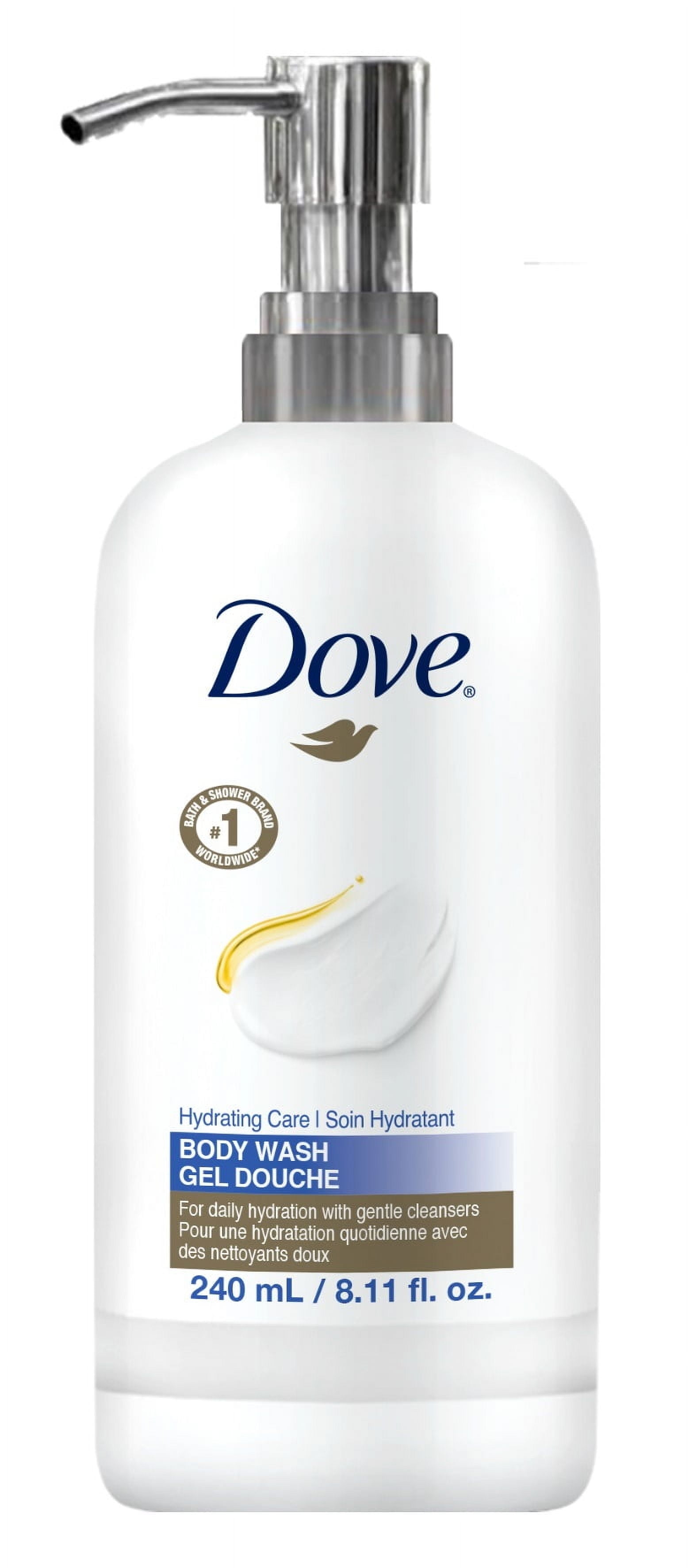 Dove Hydrating Body Wash, Moisturizing Cleanser, Cruelty Free, 8.11 oz ...