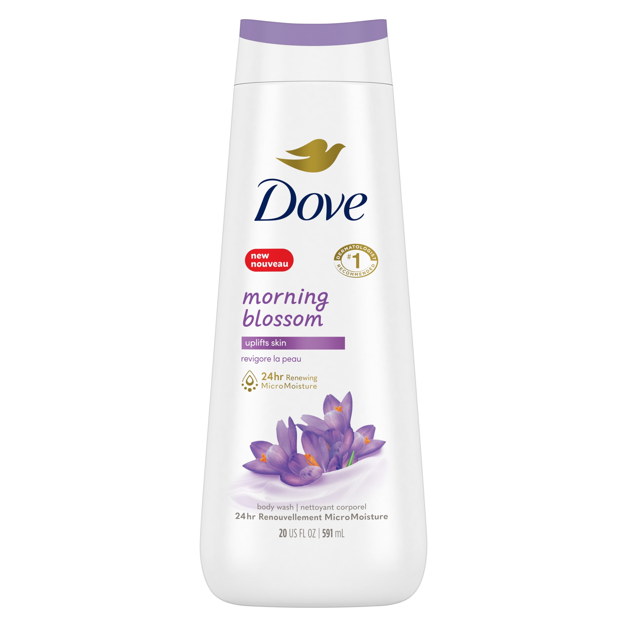 Dove Hydrating Nourishing Women's Body Wash, Morning Blossom, 20 fl oz ...
