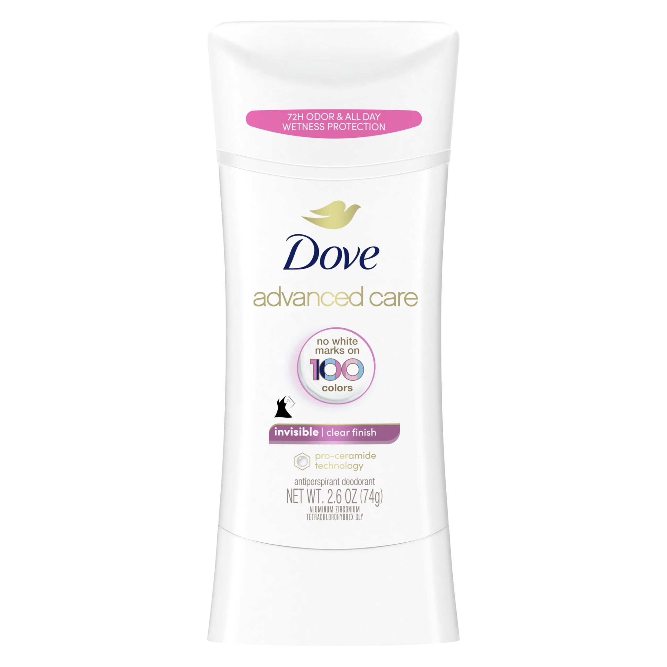 Dove Underarm Dry Invisible Advanced Care Clear Finish Antiperspirant ...