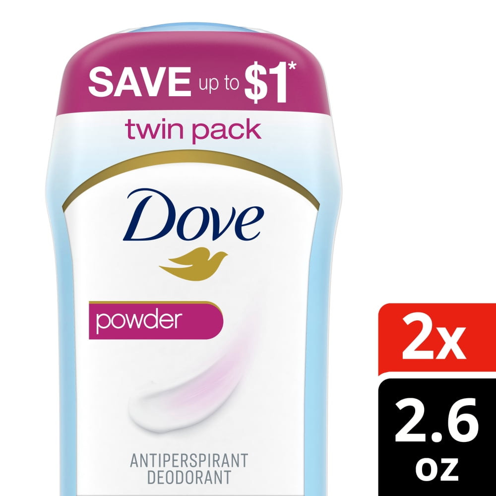 Dove Invisible Solid Womens Antiperspirant Deodorant Stick Powder Scent ...