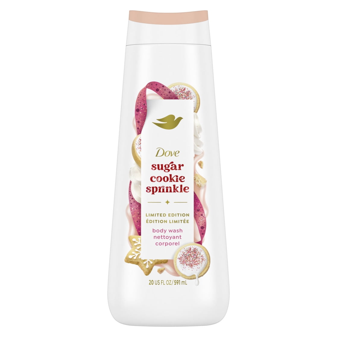 Dove Seasonal Sugar Cookie Scented Liquid Body Wash, Deep Nourishment ...
