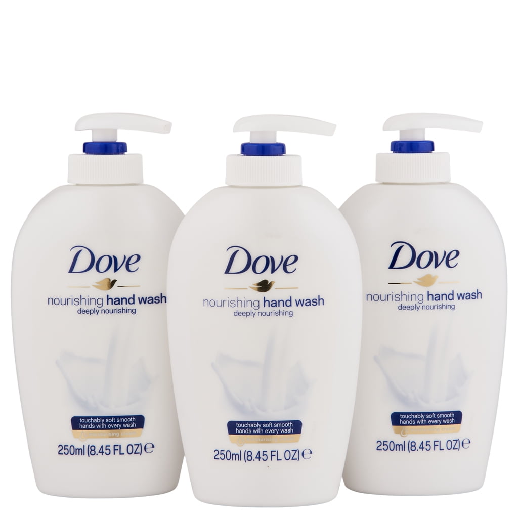 Dove Liquid Hand Wash 3 Ct 250 ml - Walmart.com