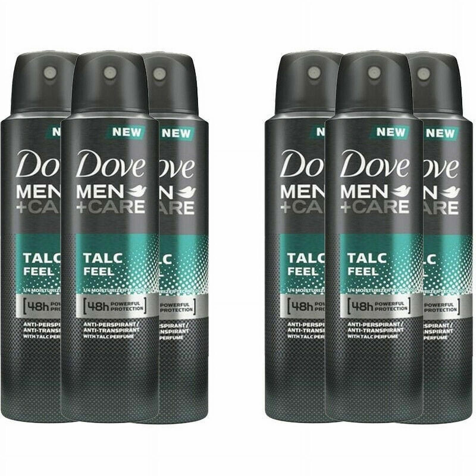 Dove Men+Care Anti-Perspirant Deodorant Spray, Talc Feel, 150ml - Pack ...