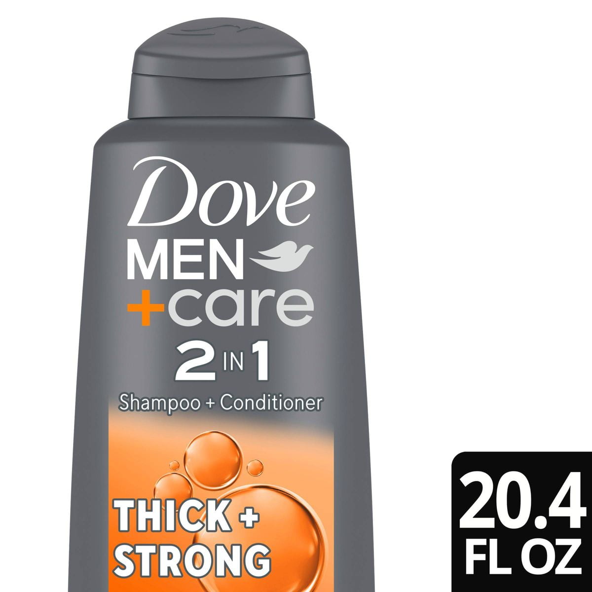 Dove Men+Care 2 in 1 Shampoo + Conditioner Thick + Strong for Fine or ...