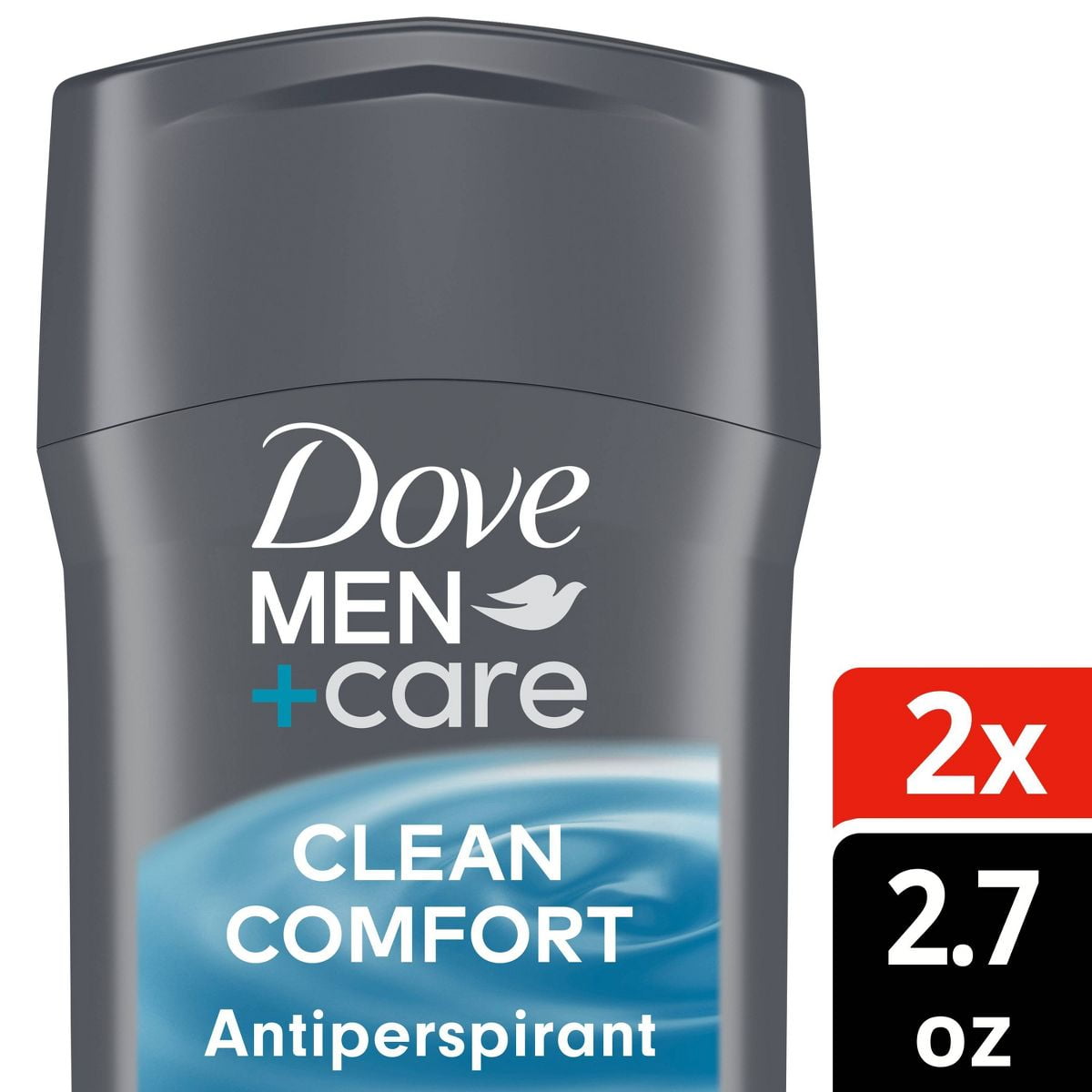 Dove Men+Care 72-Hour Antiperspirant Deodorant Stick - Clean Comfort - 2.7oz/2ct - Walmart.com