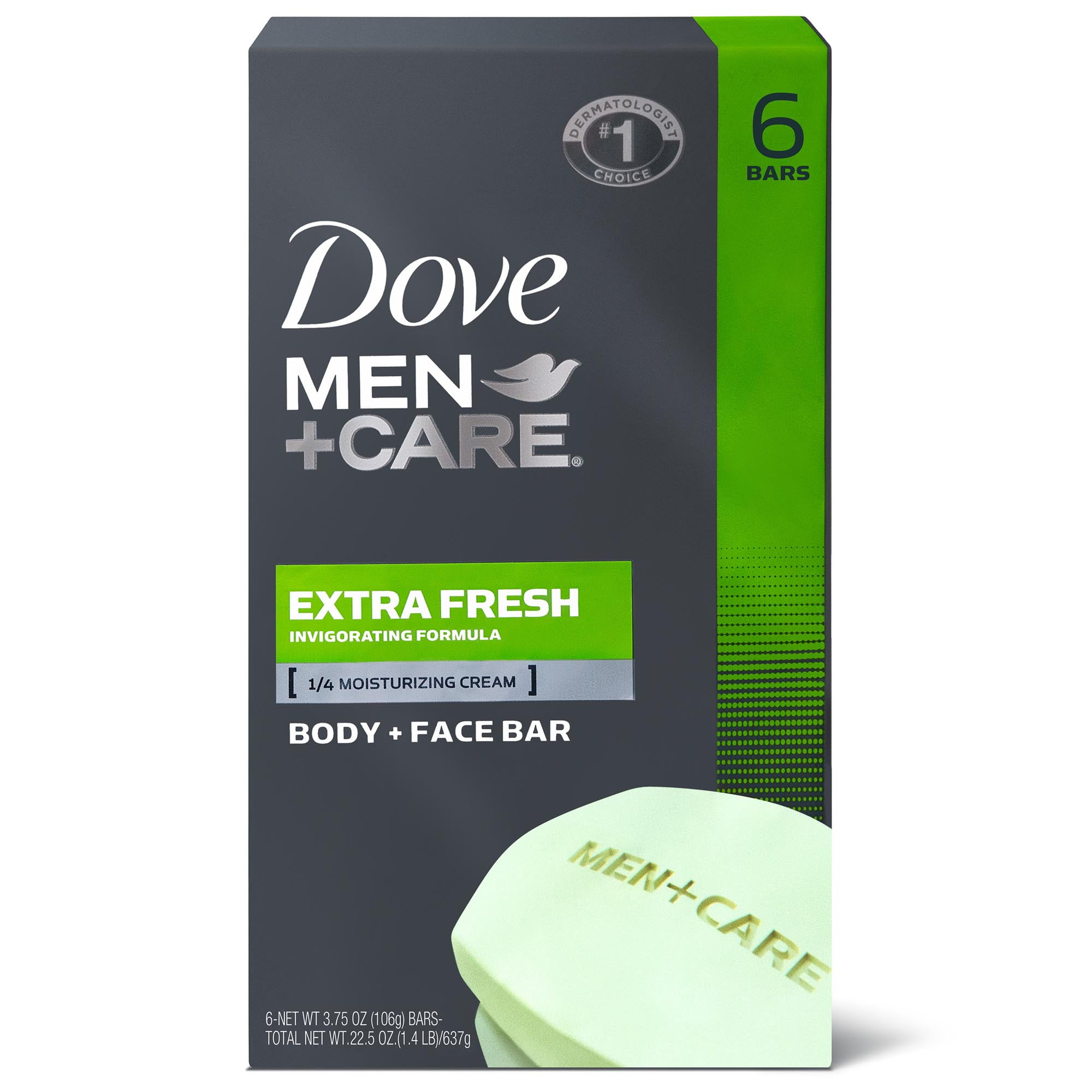 Dove Men+Care, 3 in 1 Body Face Shaving Bar, 3.75 oz, Extra Fresh ...