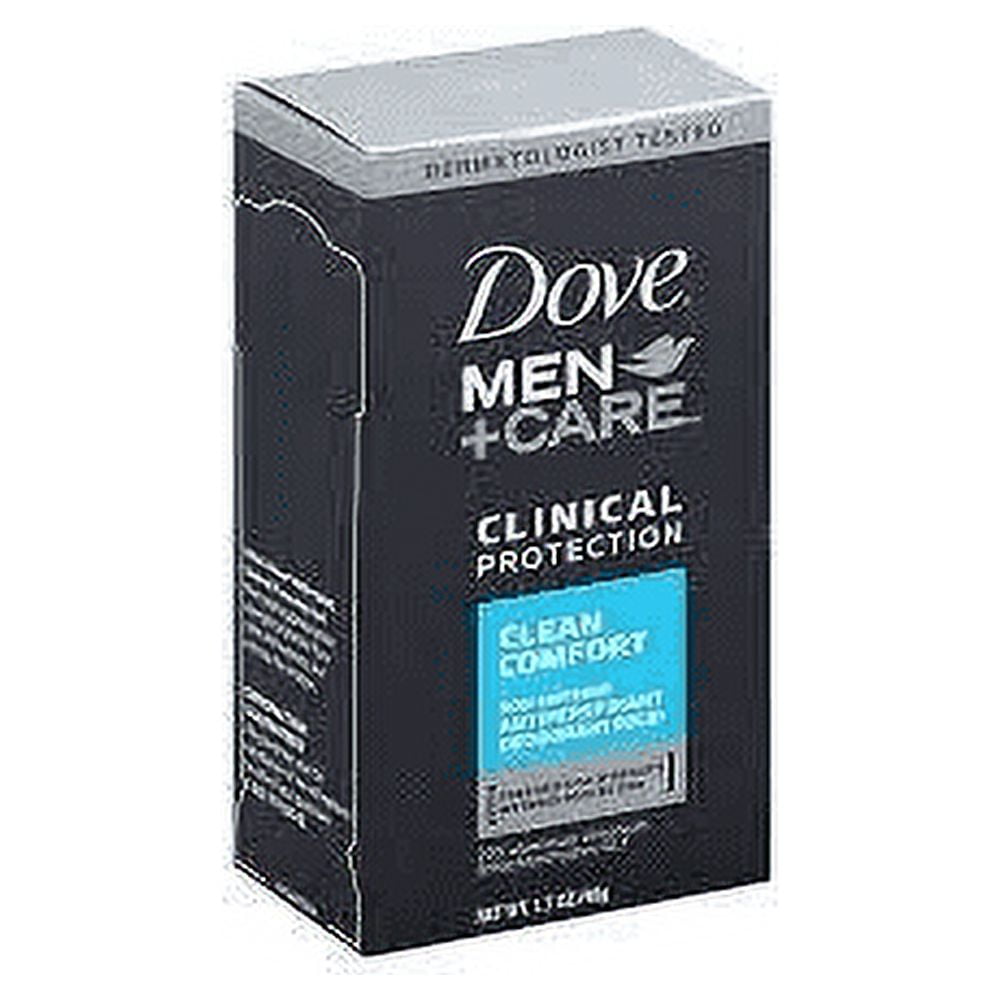 Dove Men + Care Clinical Protection Antiperspirant Deodorant Solid, Clean Comfort, 1.70 oz, 3 ...