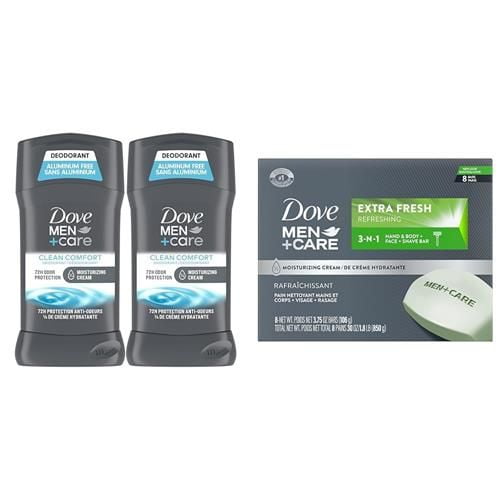 Dove Men + Care Deodorant Stick Moisturizing Deodorant For 72-Hour ...