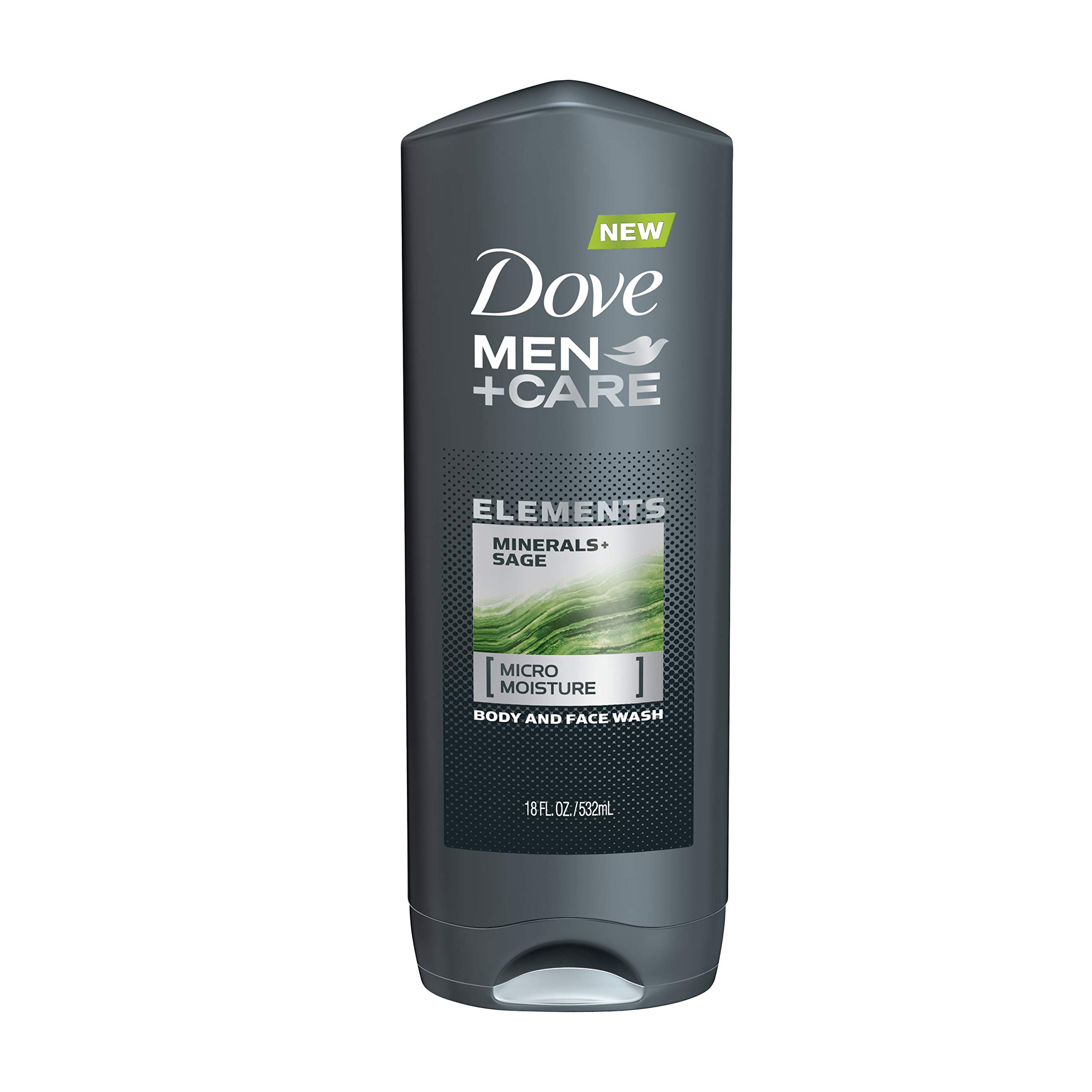 Dove Men + Care Elements Body Wash Mineral+Sage 18 Oz Effectively ...