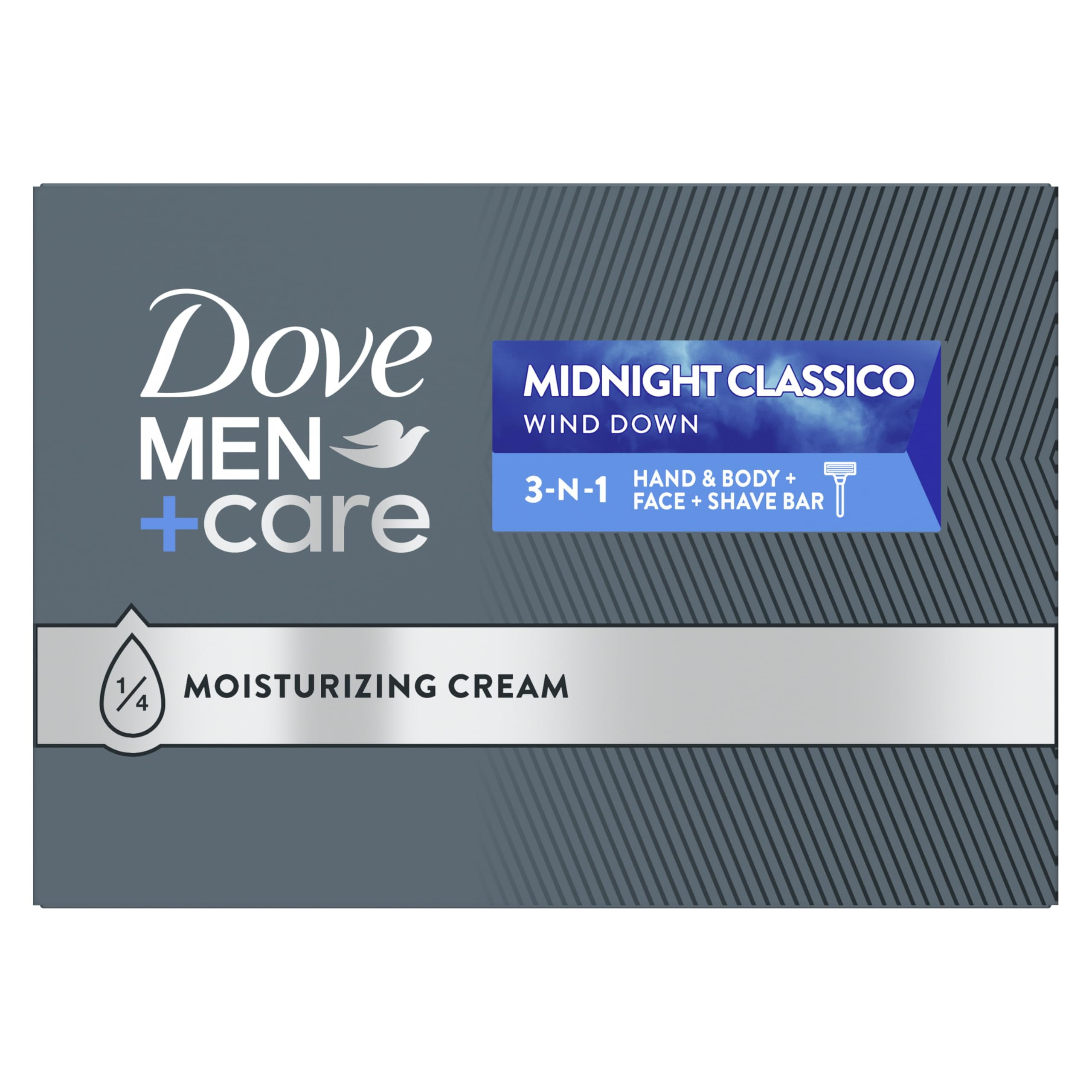 DOVE MEN + CARE Hand HYZ01 & Body Face + Shave Bar Midnight Classico 10 ...
