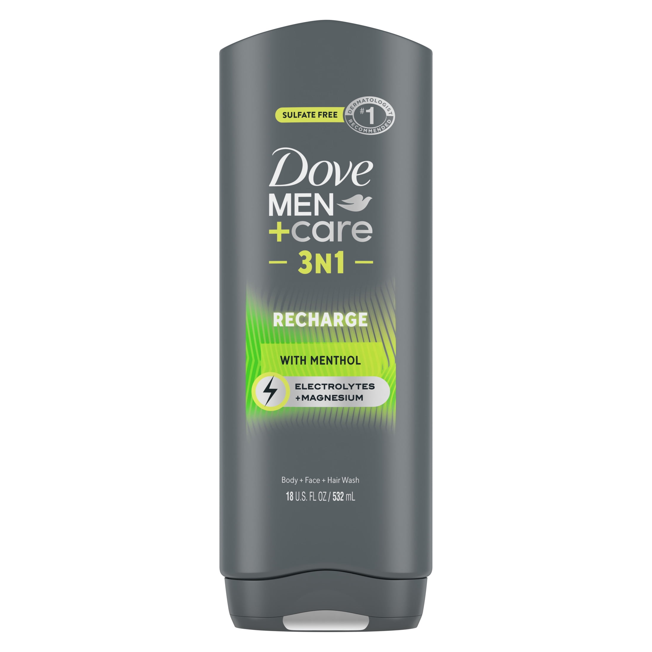 Dove Men+Care Recharge Nourishing 3-in-1 Body Face & Hair Wash for Men ...