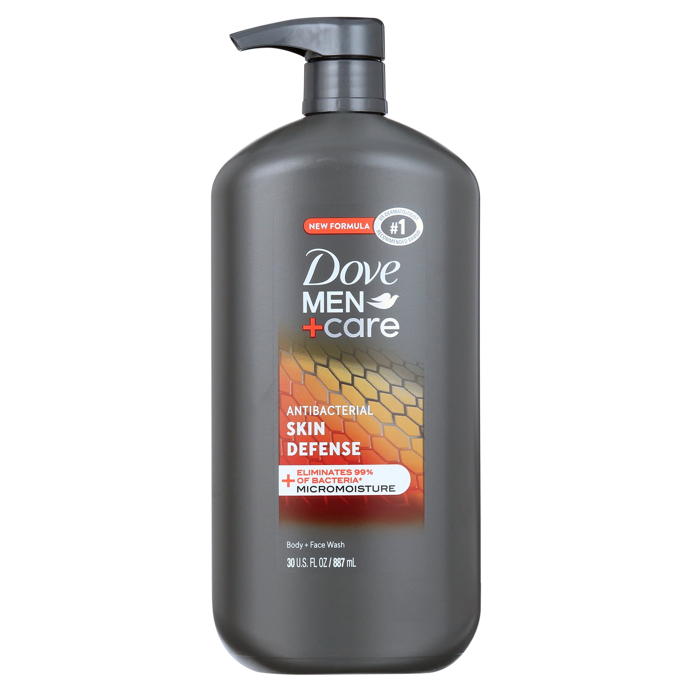 Dove Men+Care Skin Defense Antibacterial Hydrating Body Wash All Skin ...