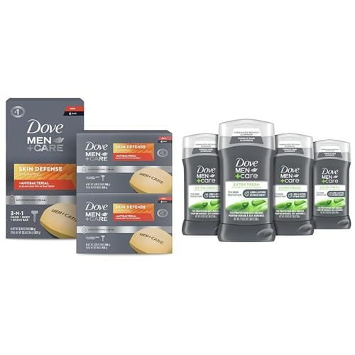 Dove Men + Care Soap Bar For Smooth And Hydrated Skin Care & Deodorant ...
