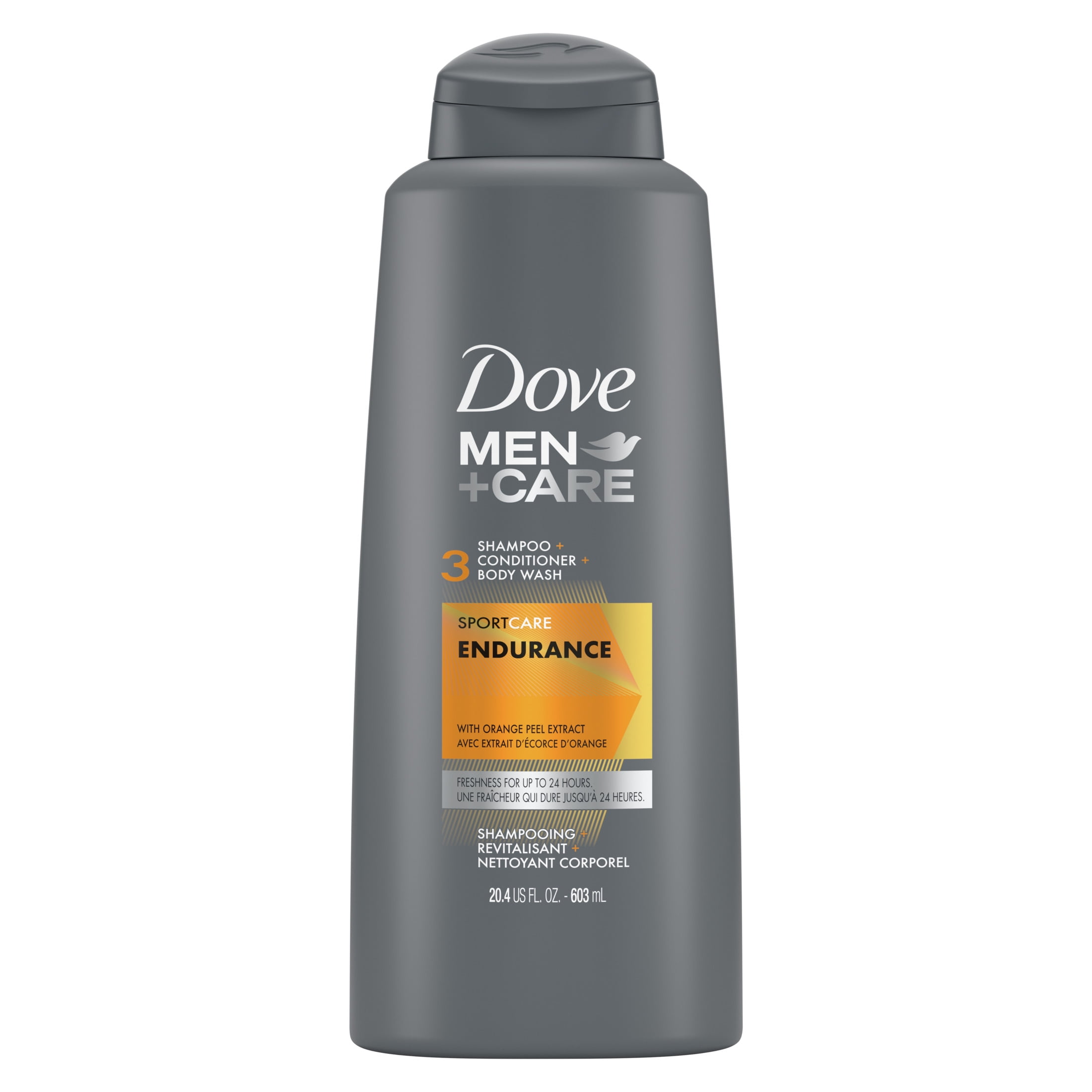 Dove Men+Care 3 in 1 SportCare Shampoo, Clean Comfort, Endurance, 20.4 ...