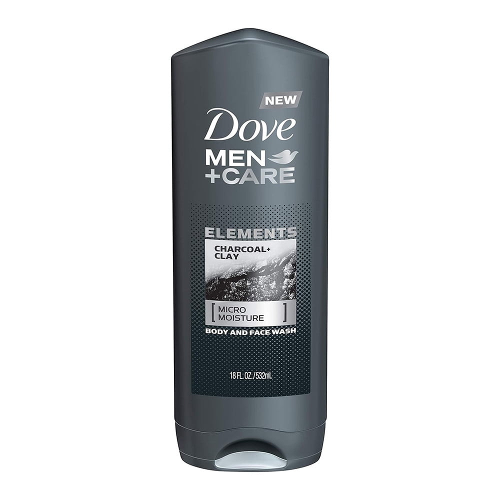 Dove Men Plus Care Body And Face Wash, Charcoal and Clay, 18 Oz, 3 Pack ...