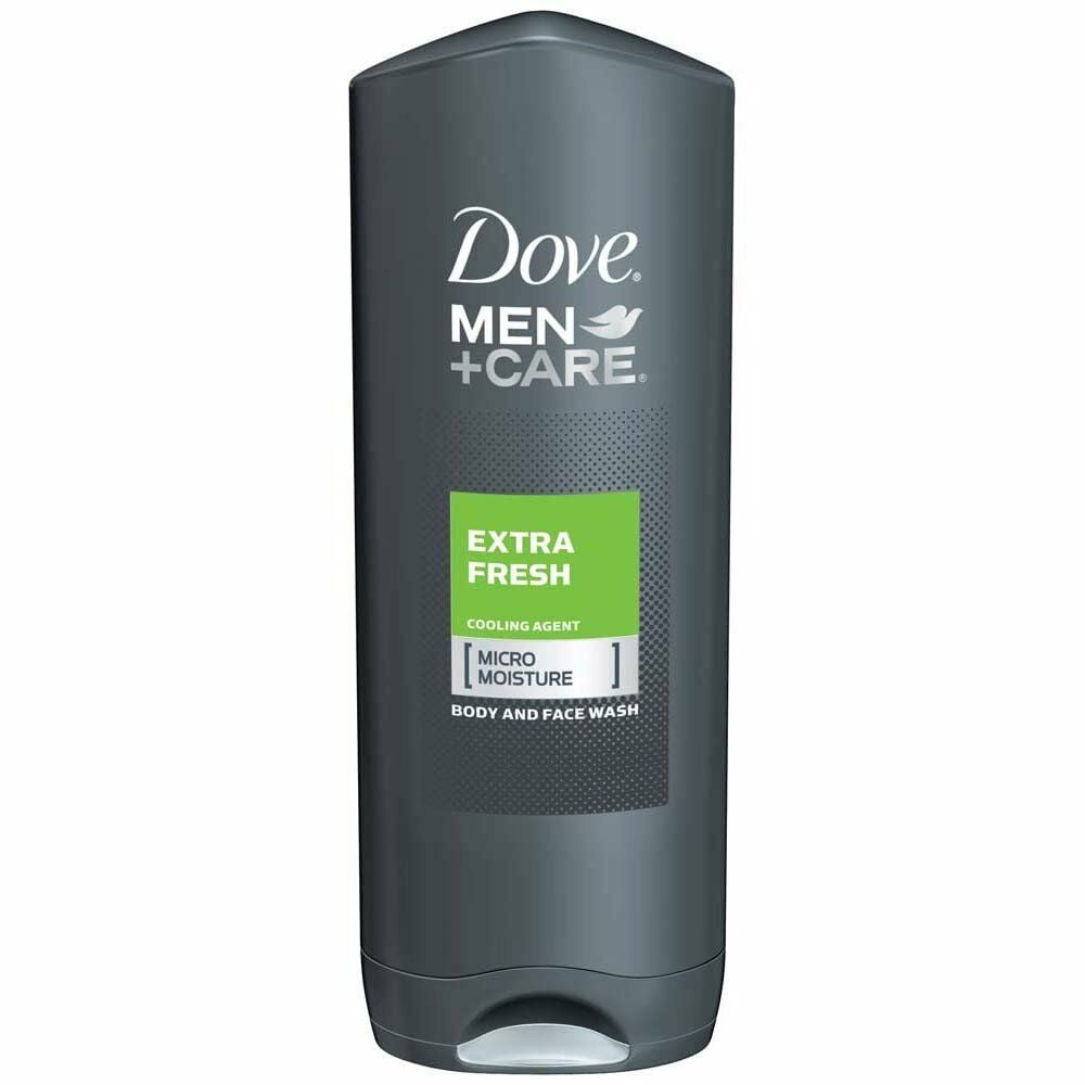 Dove Men Plus Care Body and Face Wash, Extra Fresh, 13.5 Ounce (Pack of ...