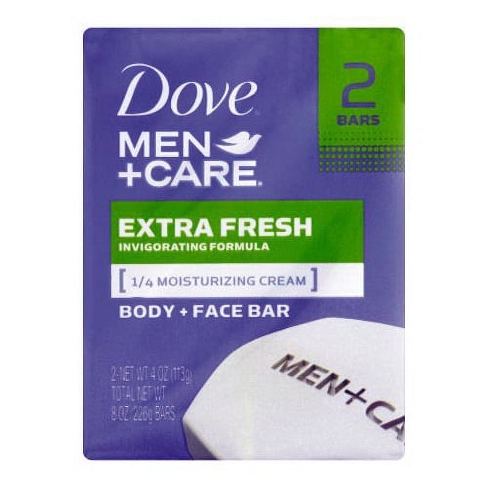 Dove Men Plus Care Extra Fresh Body And Face Bath Bar - 2 Ea, 3 Pack ...