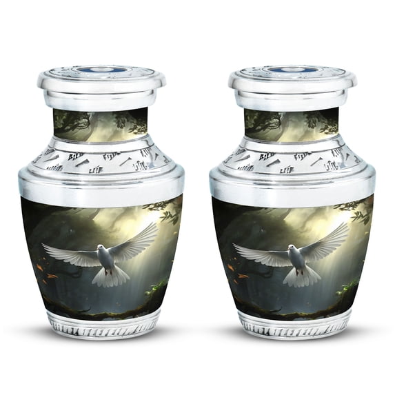 Dove The Messenger Urn Set, Mini Urns For Ashes, Small Urns for Human ...