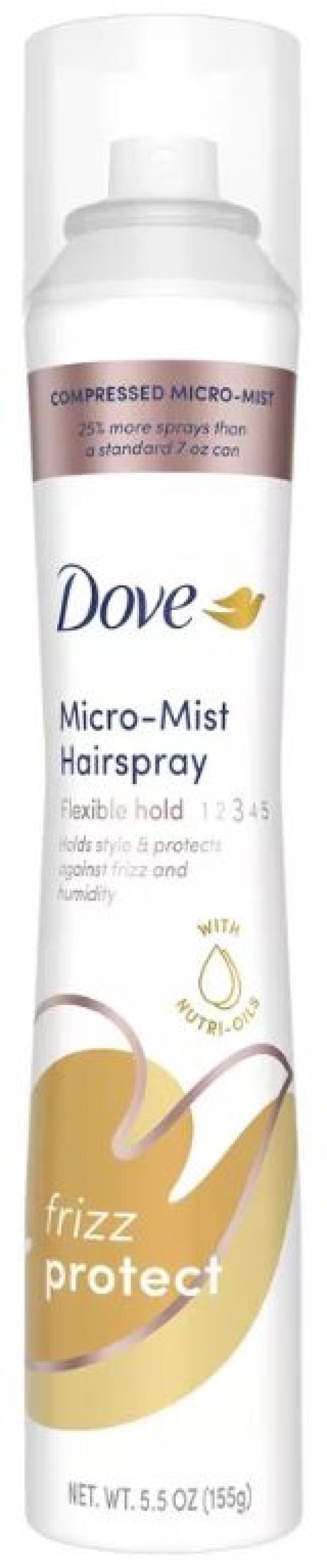 Dove Micro-Mist Hair Spray, Extra Flex Care, 5.5 oz, Pack of 3 ...