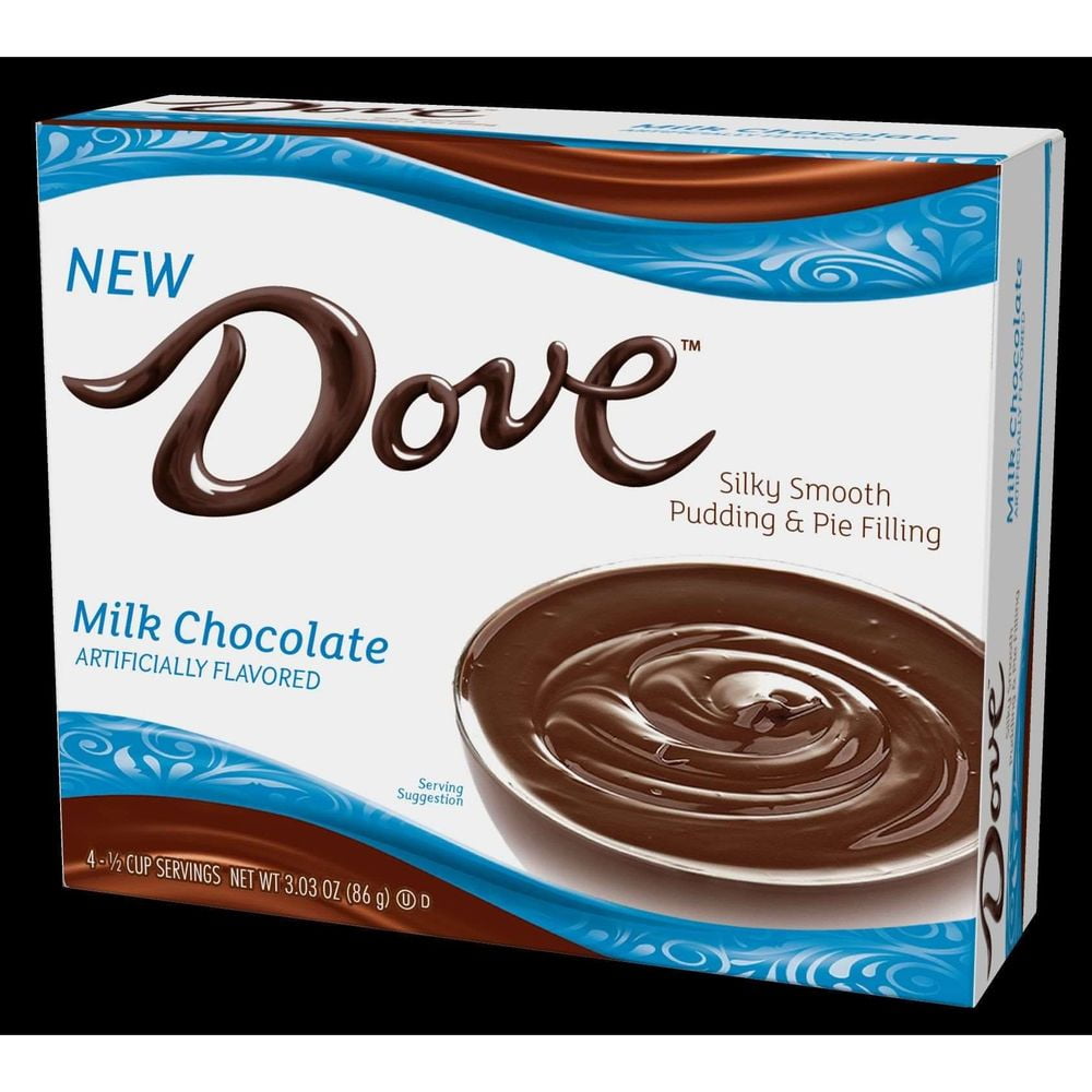 Dove Milk Chocolate Pudding, 3.03 Ounce -- 12 per case - Walmart.com