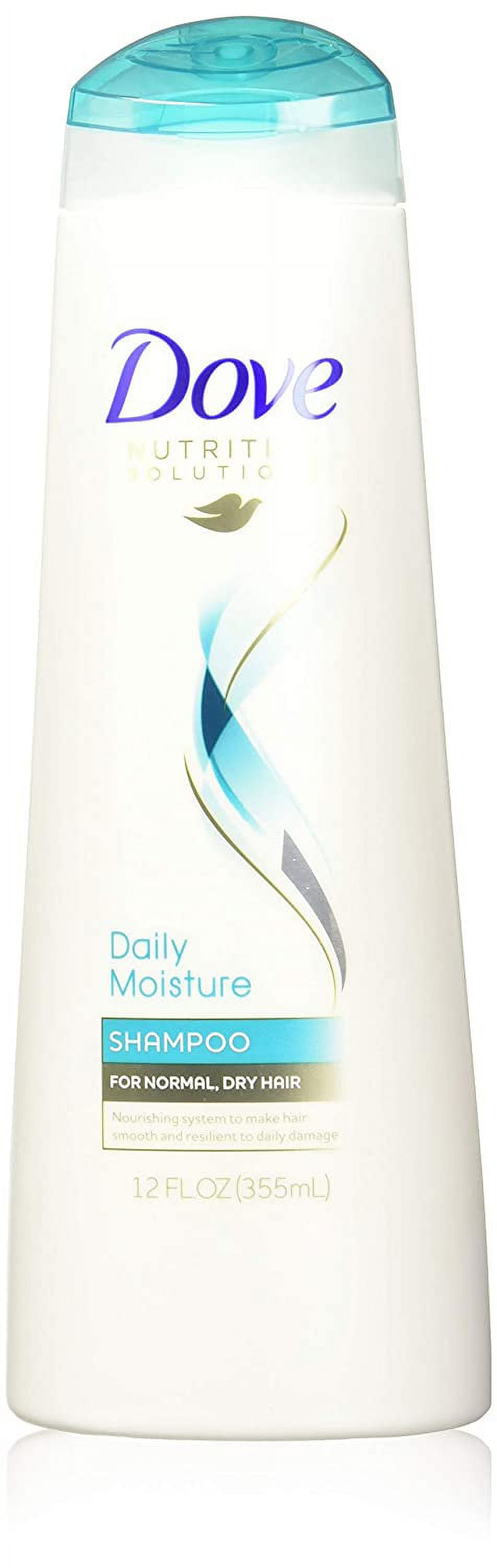 Dove Moisture Shampoo 12 Oz. with Bonus 2.0 Oz. Hydration Shampoo Bonus ...