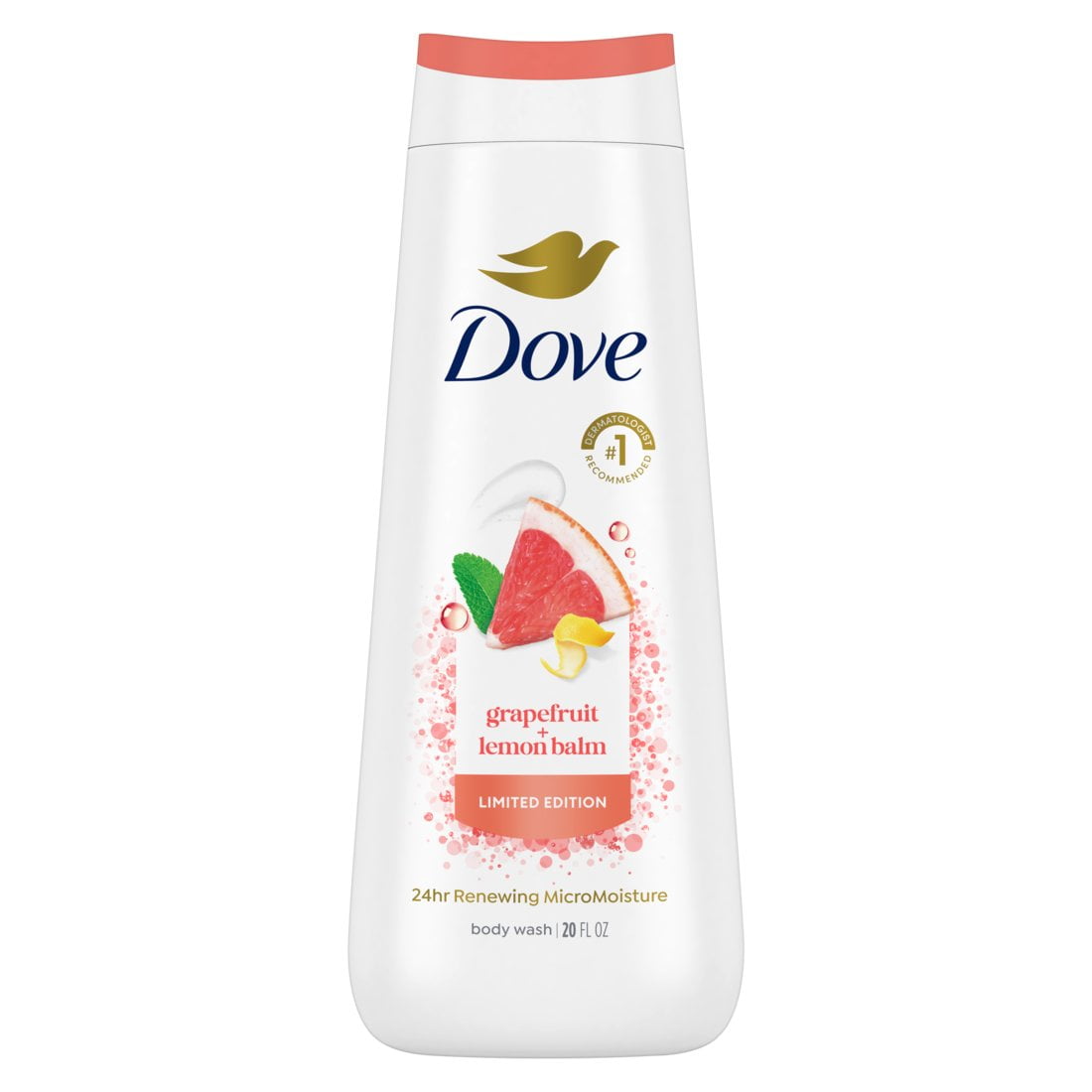 Dove Moisturizing Body Wash Limited Edition - Grapefruit & Lemon Balm ...