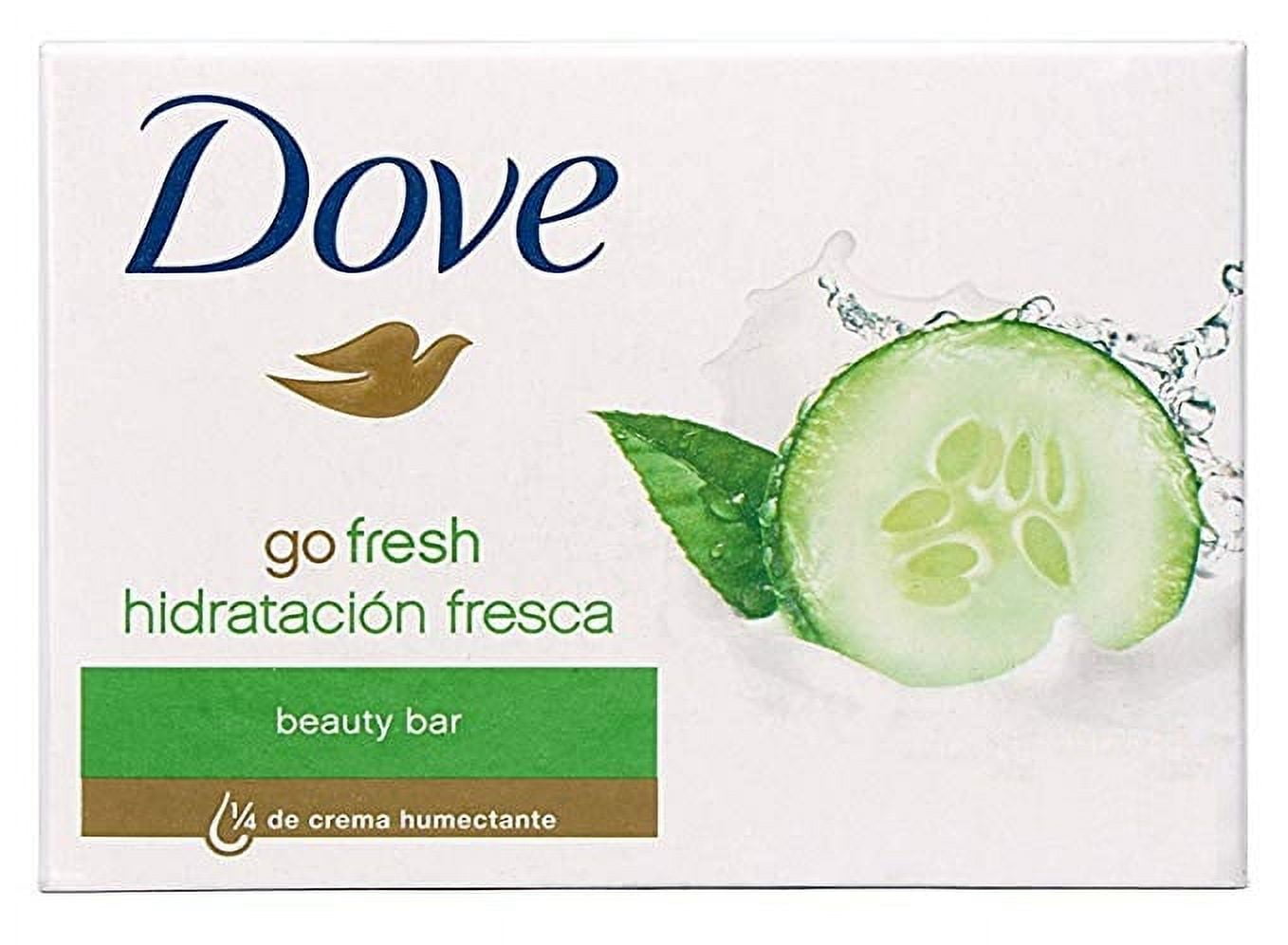 Dove Natural Skin Care Beauty Bar For Softer Skin Cucumber And Green