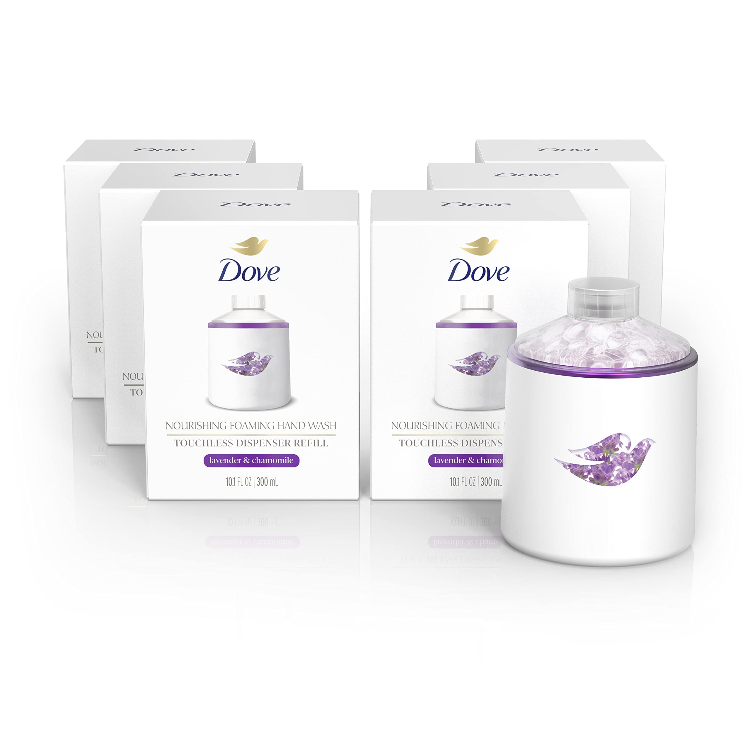 Dove Nourishing Foaming Hand Wash Touchless Dispenser Refill Lavender ...