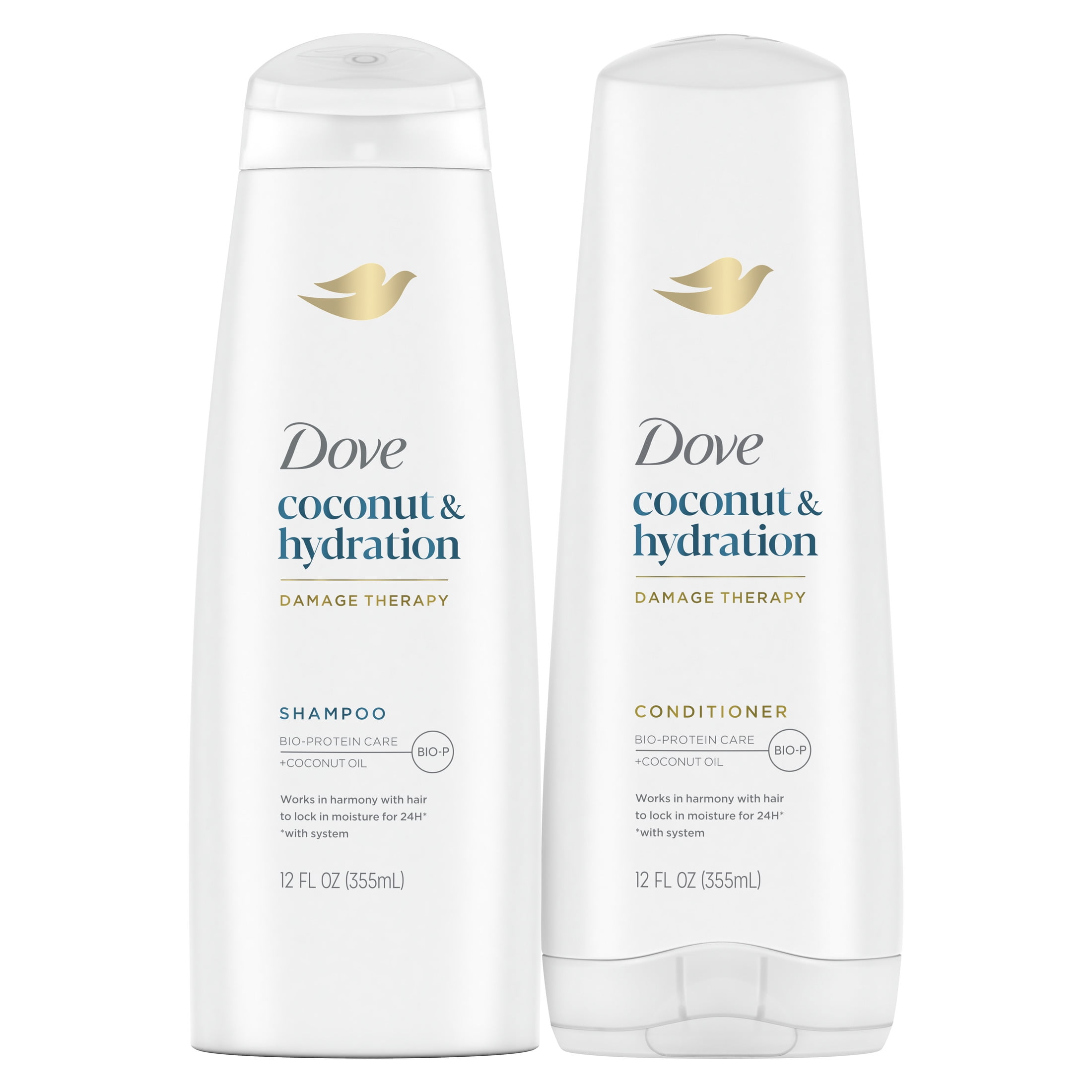 Dove Nourishing Rituals Coconut and Hydration Shampoo and Conditioner ...