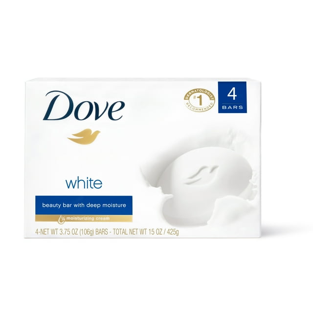 Dove Beauty Bar Womens Bath Soap Original Deep Moisturizing All Skin