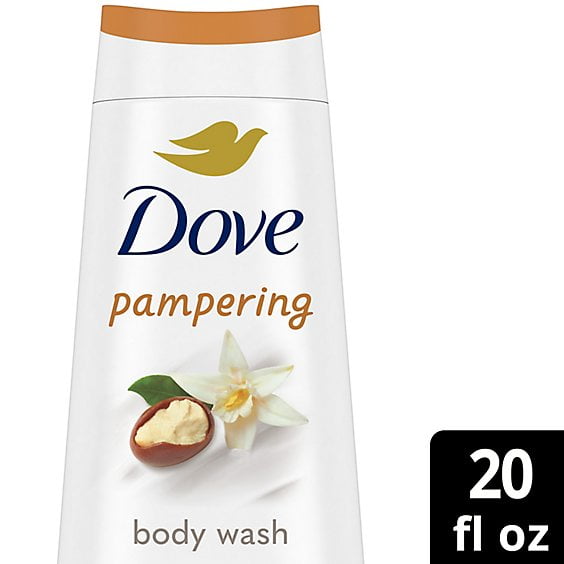 Dove Pampering Shea Butter and Vanilla Body Wash - 20 Oz - Walmart.com