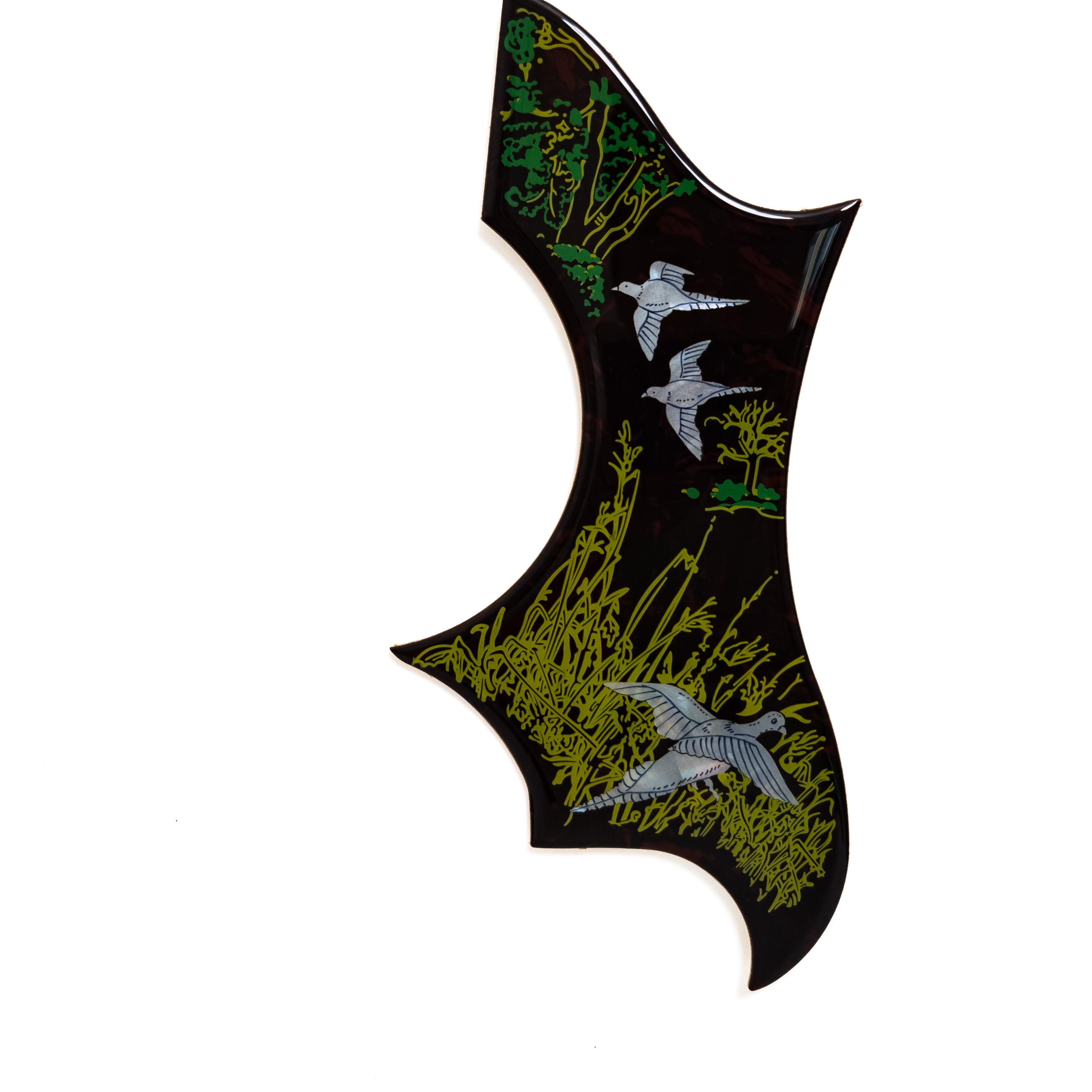 Dove Pattern 2mm Pickguard for Gibson Acoustic – Self-Adhesive Scratch ...