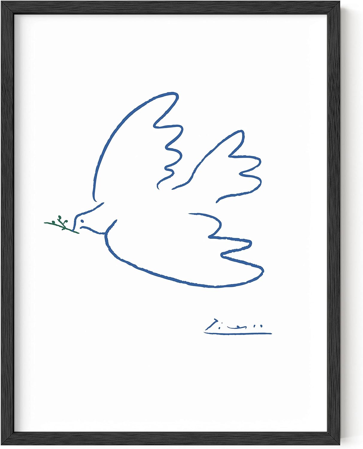 Dove of Peace Picasso Wall Art - Pablo Picasso Line Drawing Artwork ...