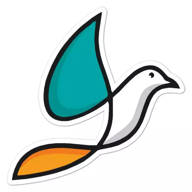 Dove Peace Sticker Indoor Outdoor Phone Decal Water Bottle Stickers Car ...