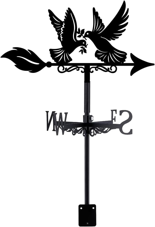 Dove of Peace Weathervane Pigeon Animal Metal Weather Vane Decorative ...