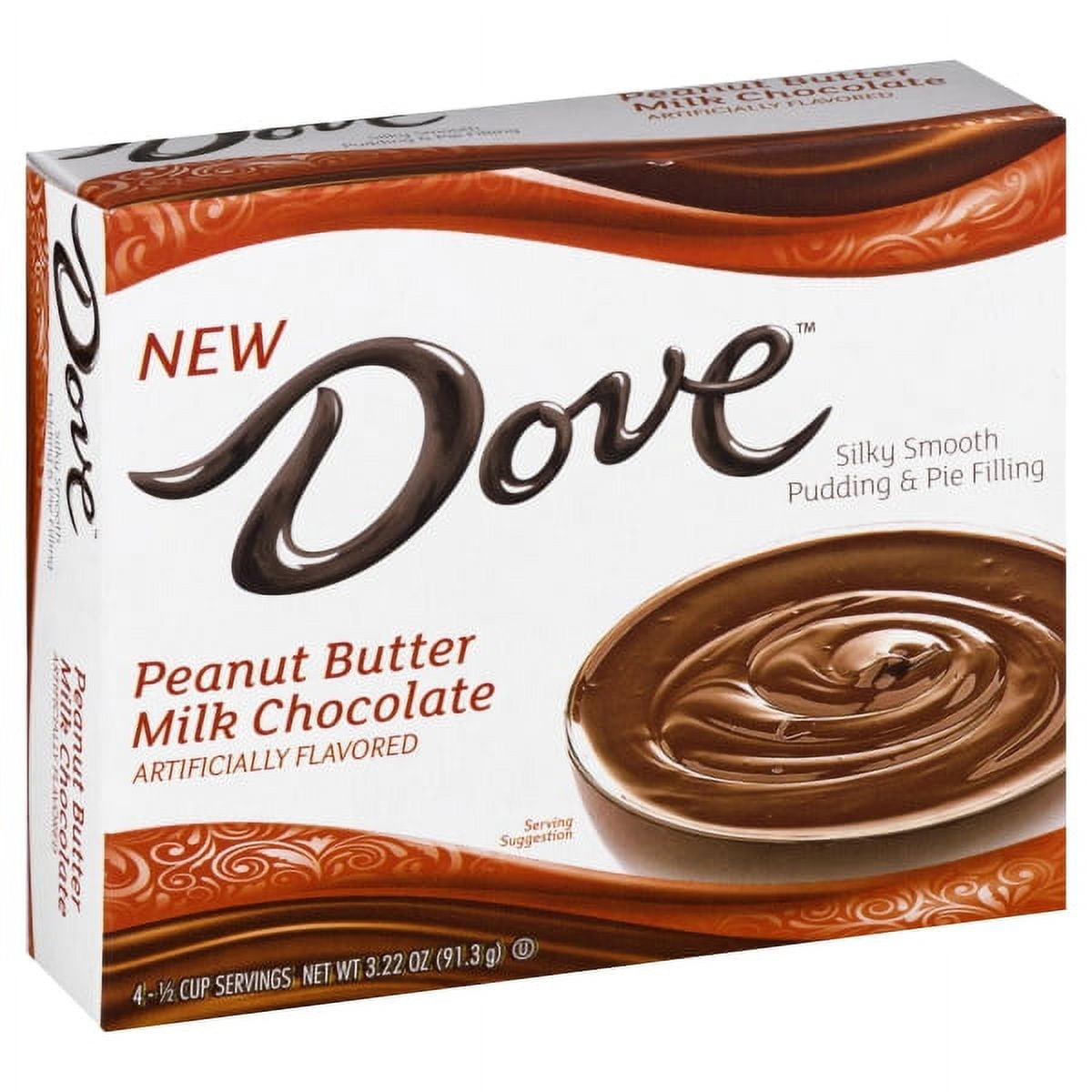 Dove Peanut Butter Milk Chocolate Instant Pudding Mix and Pie Filling ...