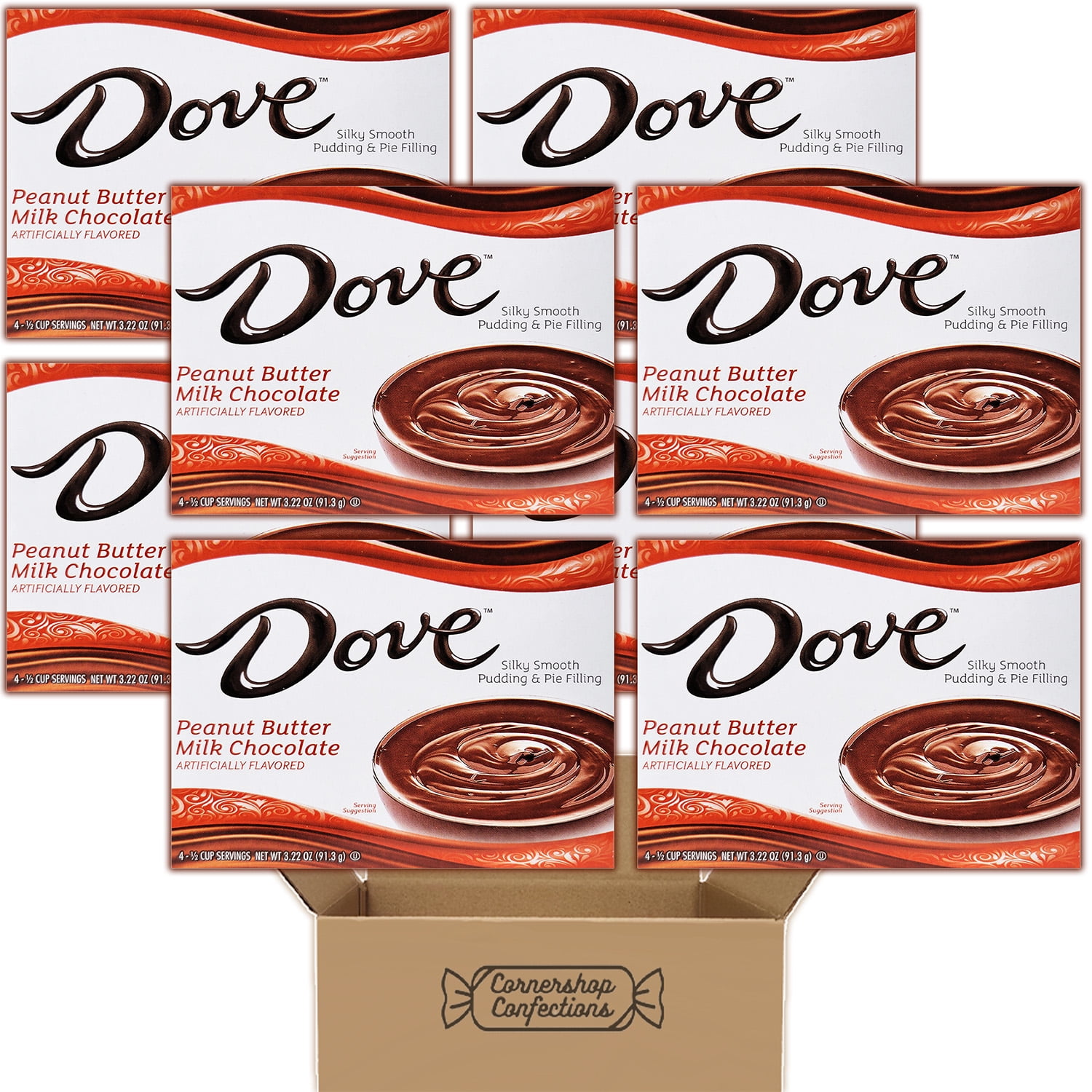 Dove Peanut Butter Milk Chocolate Instant Silky Smooth Pudding and Pie ...