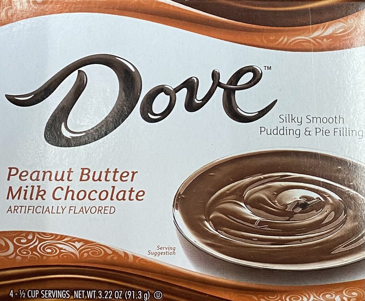 Dove Peanut Butter Milk Chocolate Silky Smooth Pudding & Pie Filling ...