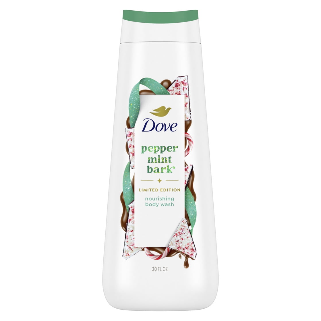 Dove Fragrance Bath Shower Peppermint Bark Body Wash, Deep Nourishment ...