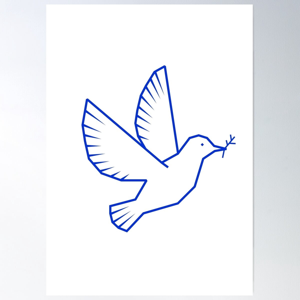 Dove Poster Wall Art, Modern Wall Decor For Living Room Bedroom, 8x12 ...