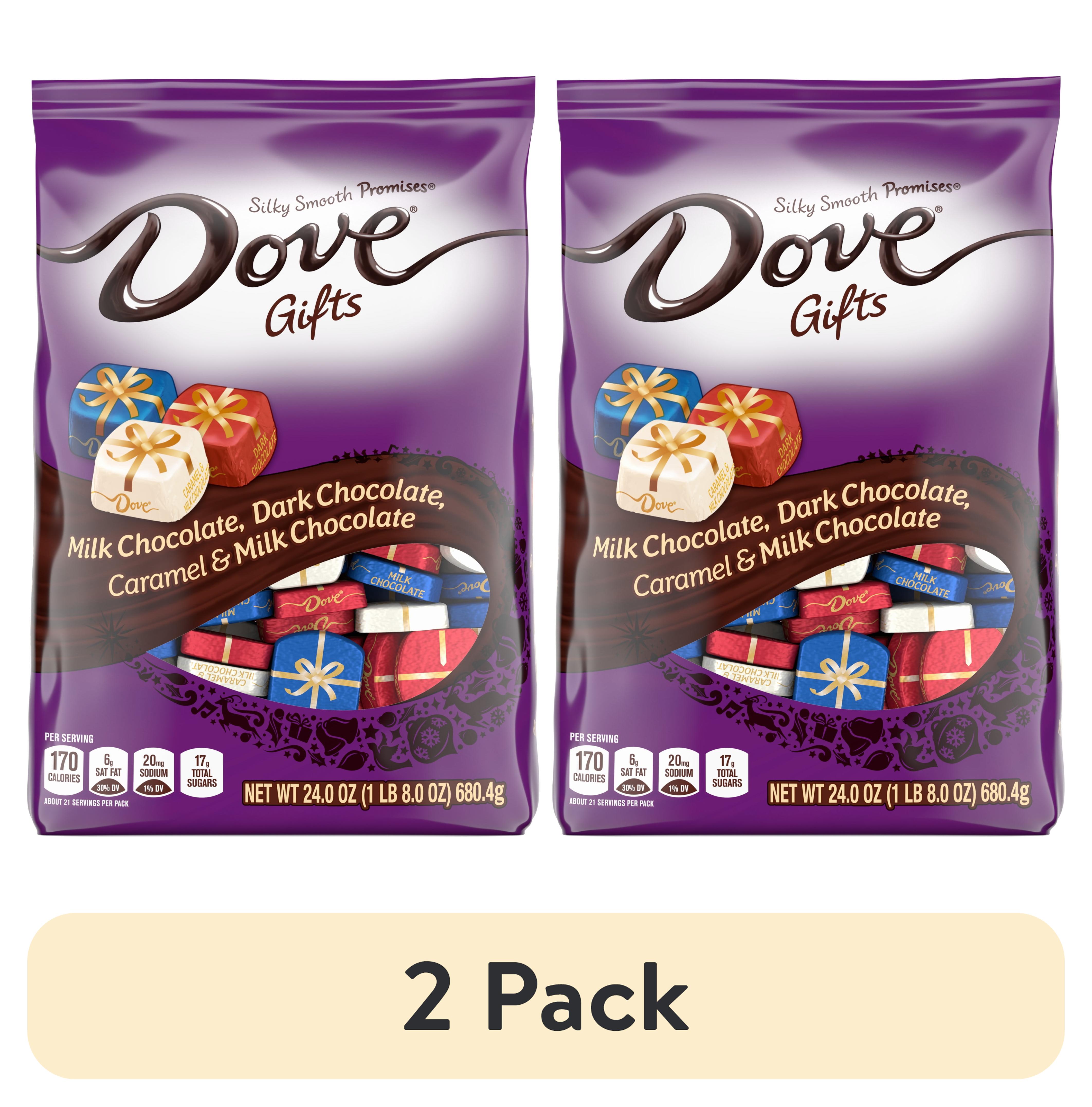 (2 pack) Dove Promises Chocolate Christmas Candy Variety Assortment- 24 ...