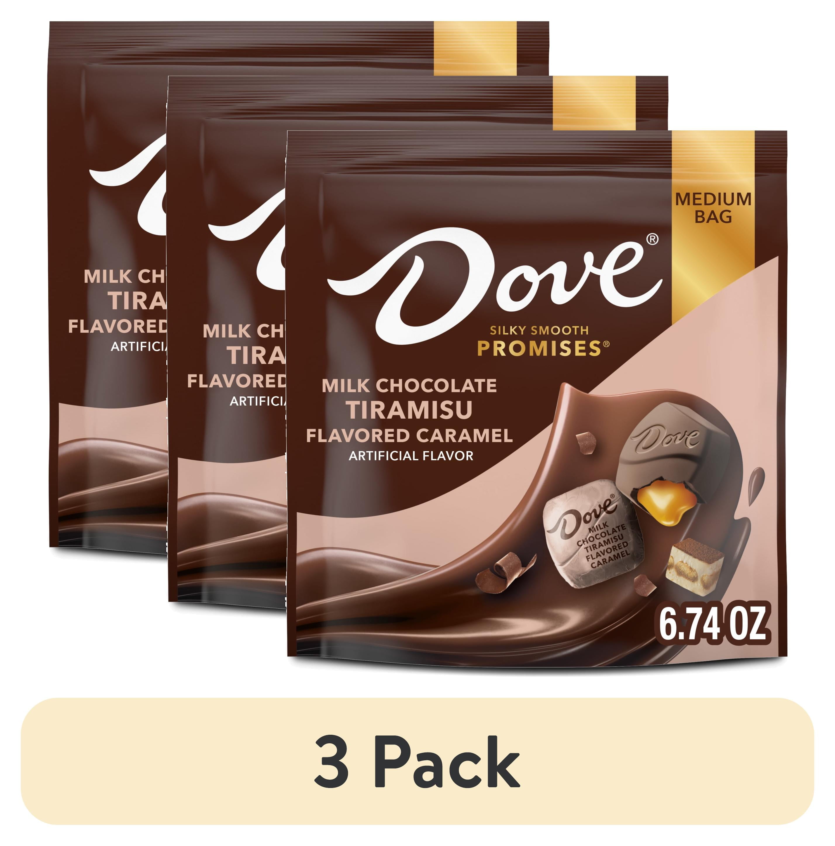 (3 pack) Dove Promises Milk Chocolate Tiramisu Caramel Candy - 6.74 oz ...
