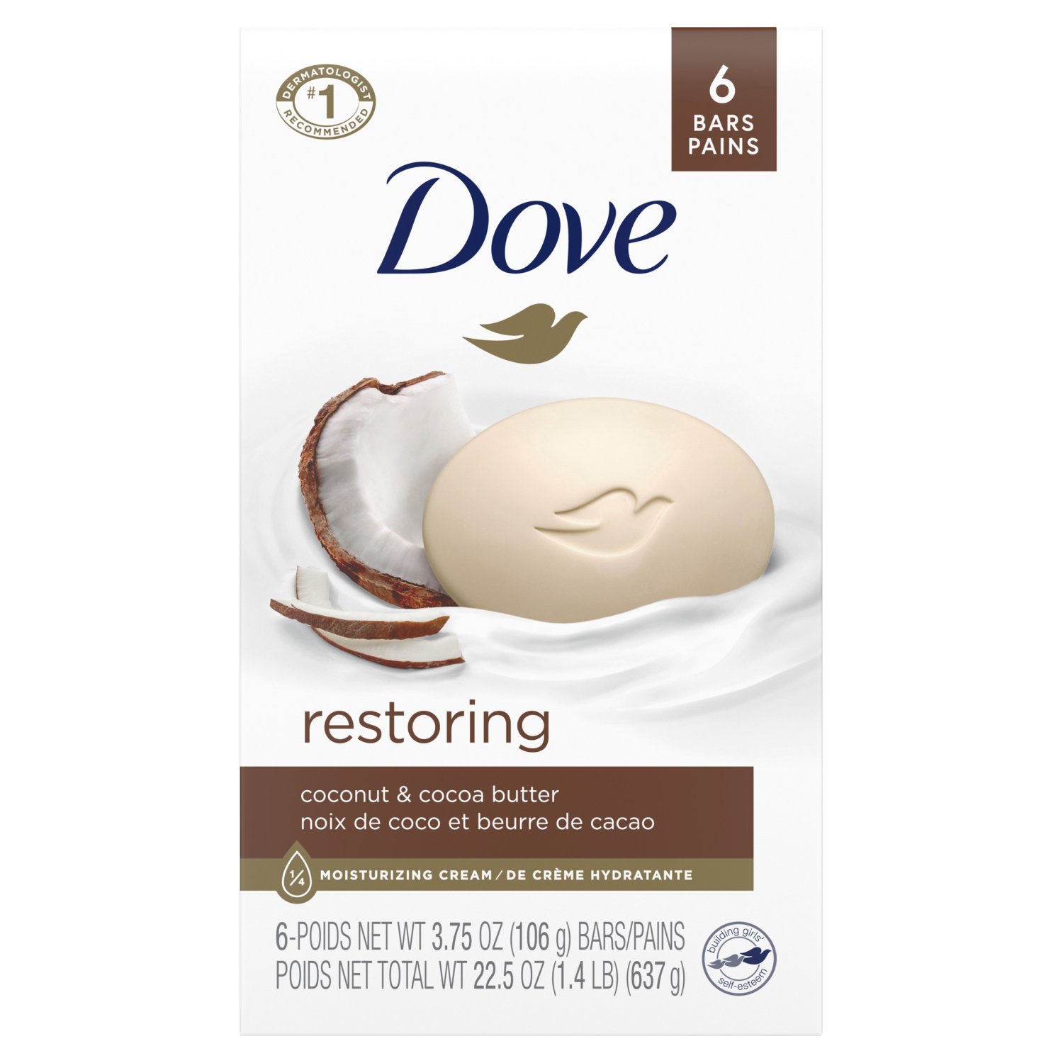 Dove Purely Pampering Beauty Bar Coconut Milk - 6-4 Oz Package May Vary ...