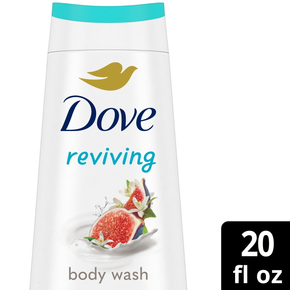 Dove Reviving Blue Fig & Orange Blossom Body Wash, 20 oz (Package May ...