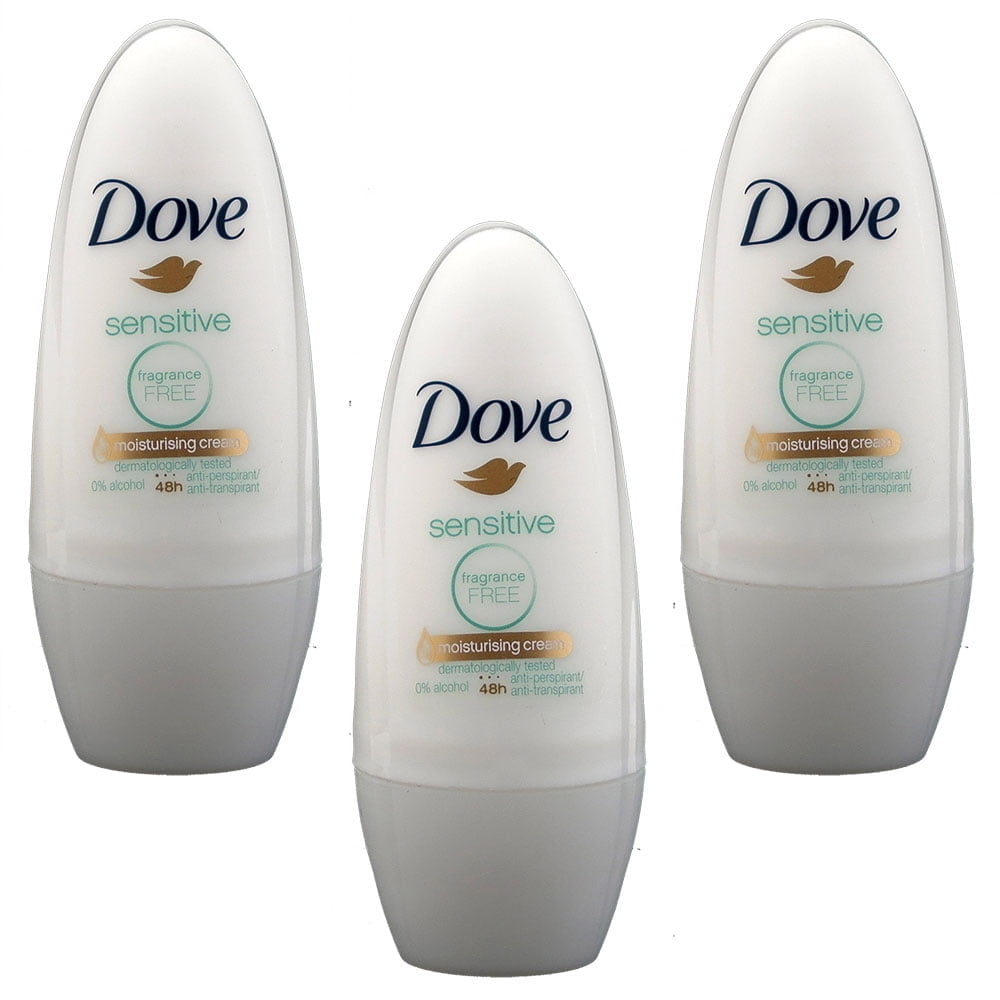 Dove Roll-on Stick Sensitive 50ml (Pack of 3) - Walmart.com